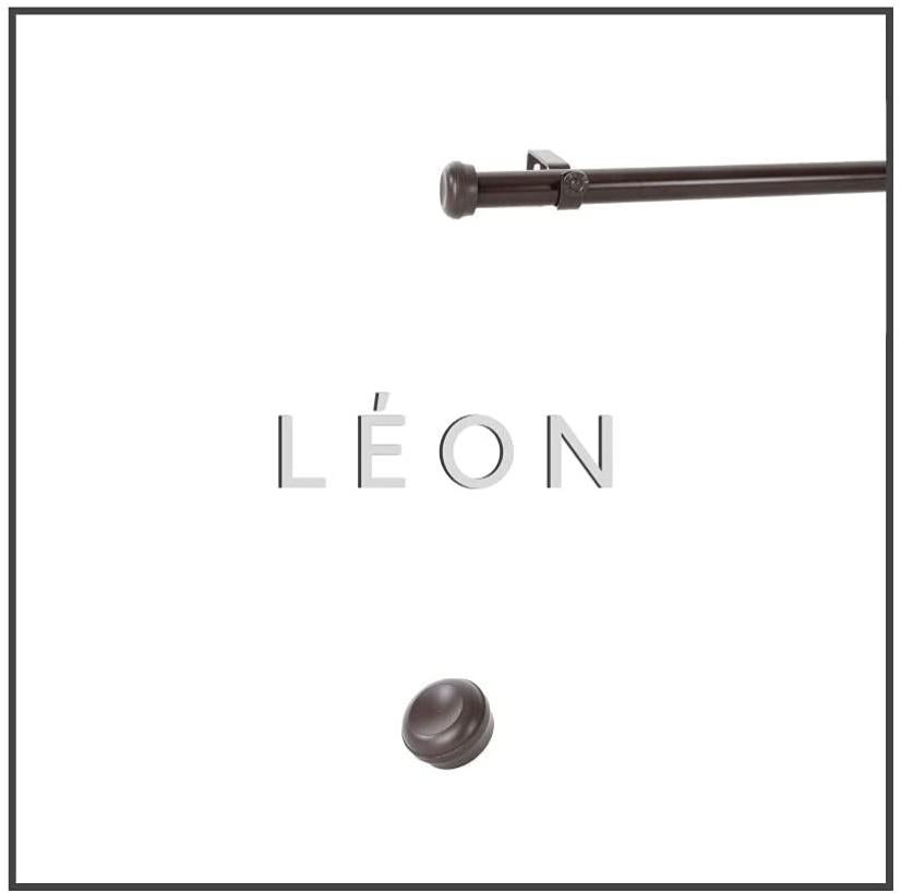 Maison Desyne Léon 25 mm Tringle à Rideau 168-305 cm - Chêne Brun ...