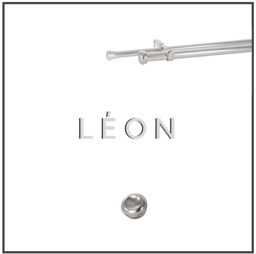 Maison Desyne Léon 20 mm 25 mm Double Tringle à Rideau 168-305 cm ...