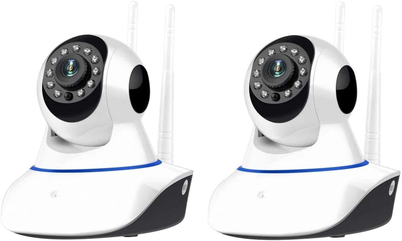 KIT 2 Telecamere IP CAMERA WI-FI HD 720p Motorizzata infrarossi con App ...