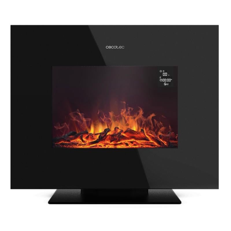 Caminetto elettrico ReadyWarm 2700 Design Flames Black Cecotec | Leroy ...