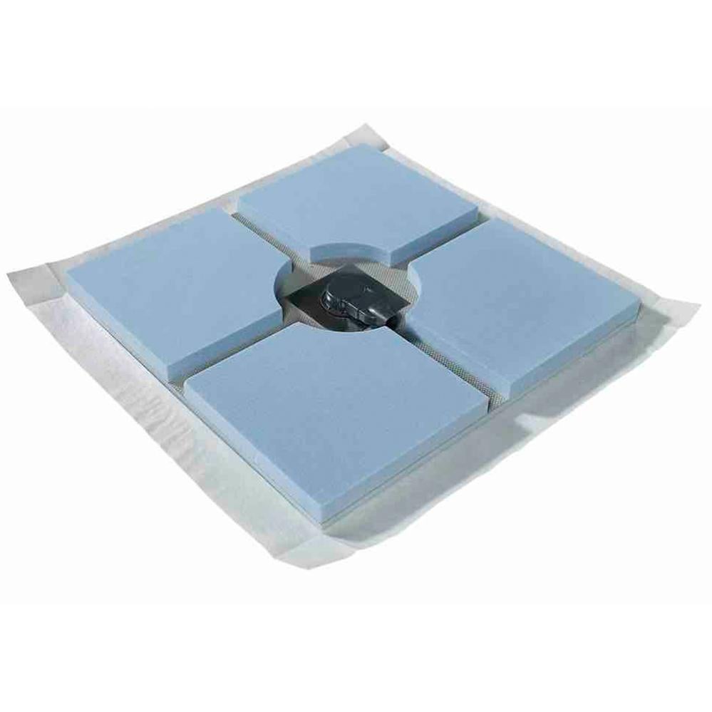 Piatto doccia piastrellabile compatto 100 x 100 cm x 67 mm | Leroy Merlin