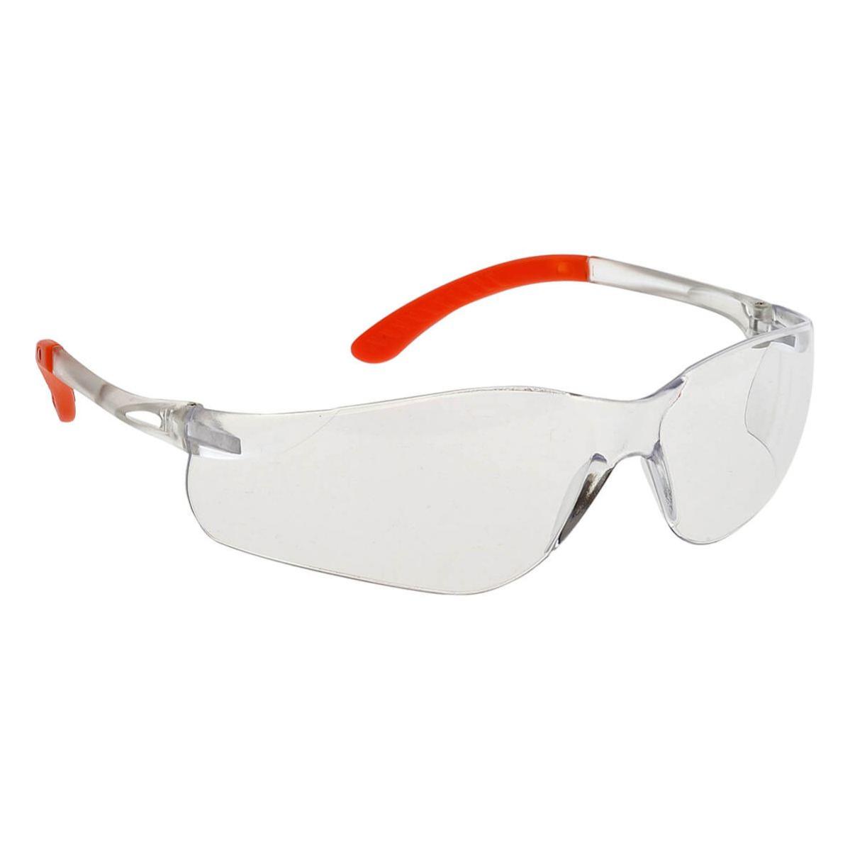 Lunettes de protection Pan View PW38 orange/incolore - Portwest | Leroy ...