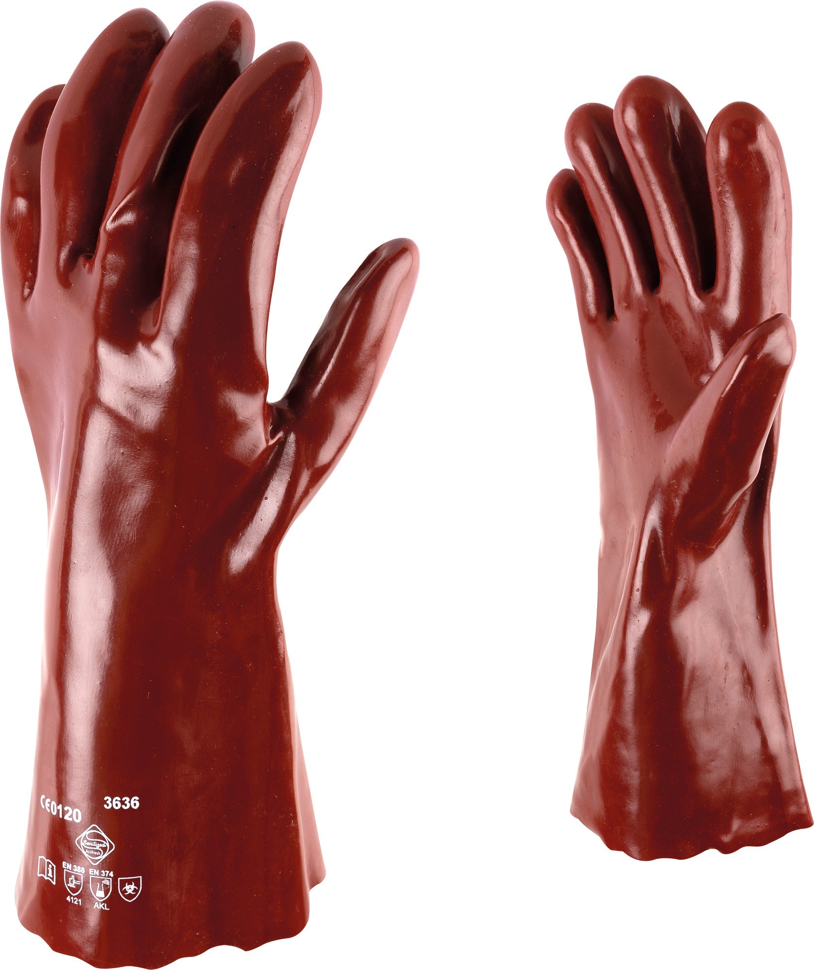 Gants De Protection Étanches Produit Chimique Enduit Pvc À Manchette ... Gants De Protection Étanches Produit Chimique Enduit Pvc À Manchette ...