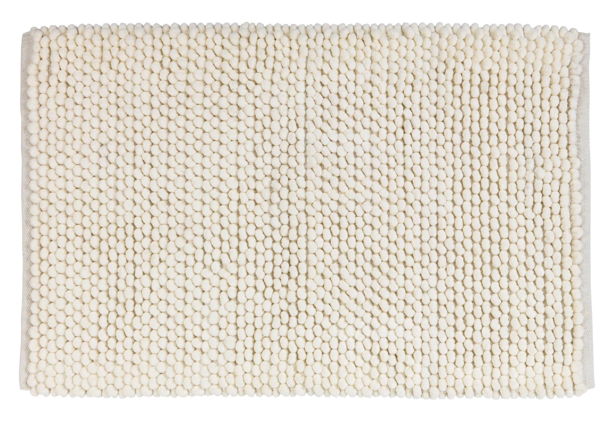 Tapis De Bain, Coton Mélangé, 60x90 Cm, Urdu Ecru | Leroy Merlin