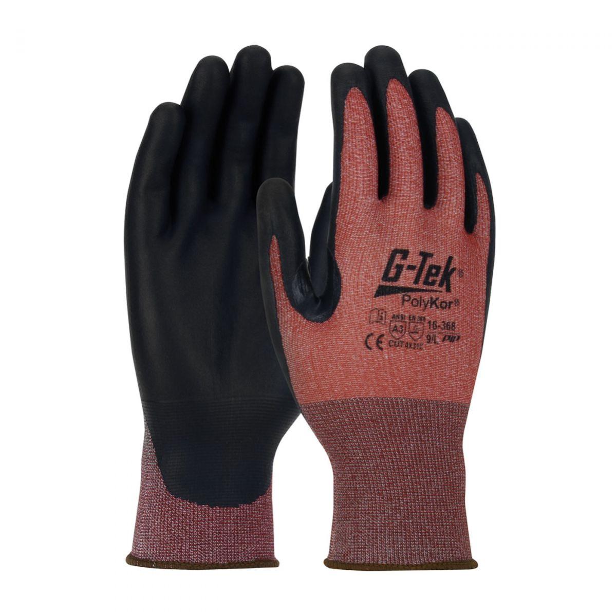 Lot de 12 gants G-Tek PolyKor X7 anti-coupure C Bordeaux - PIP - Taille ...