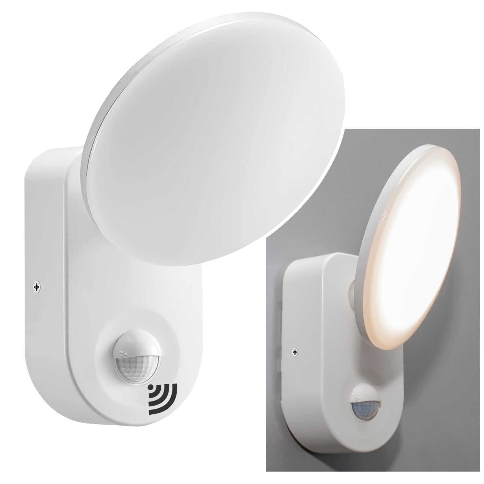 TANIS Lampada LED 15W applique moderno parete sensore movimento IP65 ...