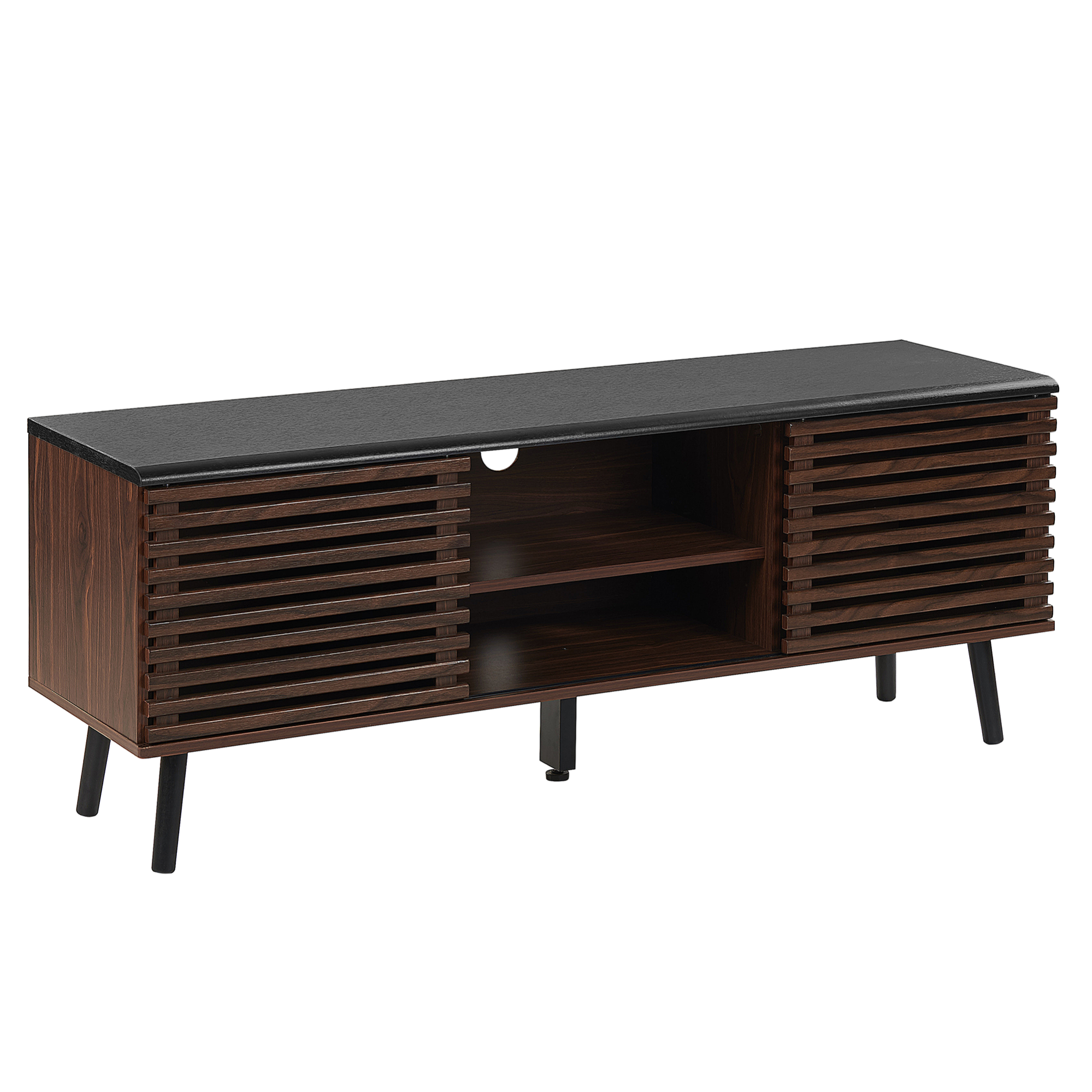 Mobile TV in colore legno wenge PERTH | Leroy Merlin