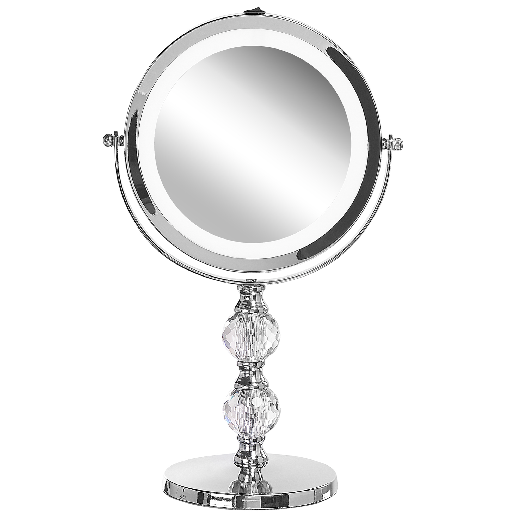 Specchio da tavolo LED argento ø 18 cm CLAIRA | Leroy Merlin