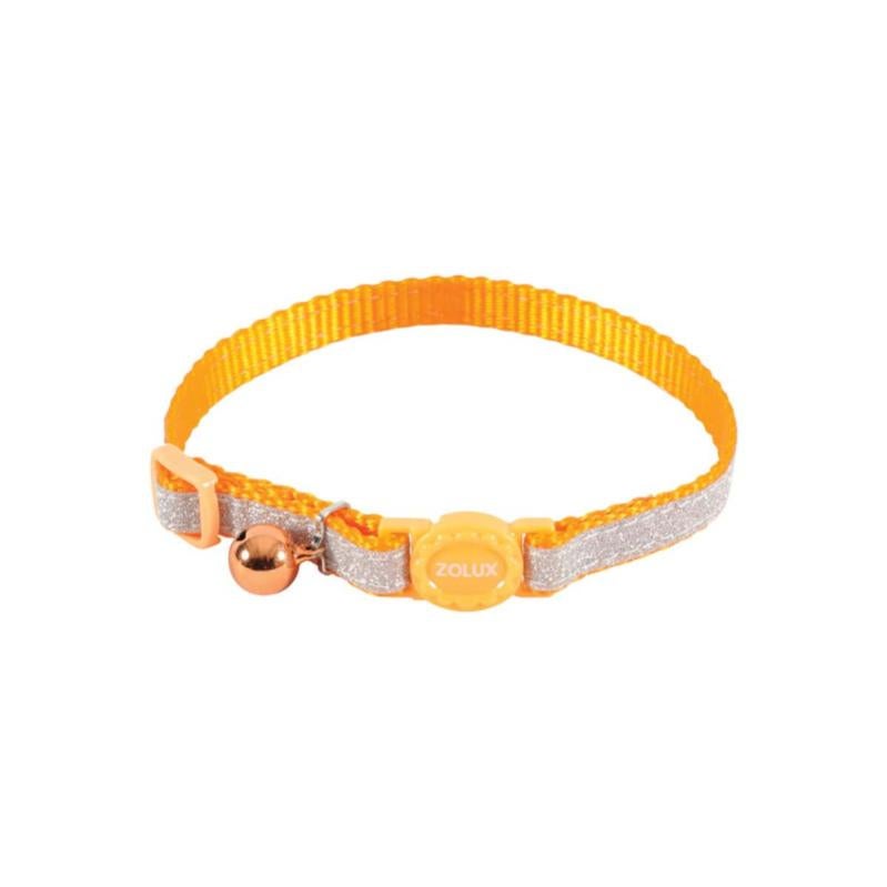 Collier pour chat ZOLUX - Orange - Nylon - Réglable - 520022ORA | Leroy ...