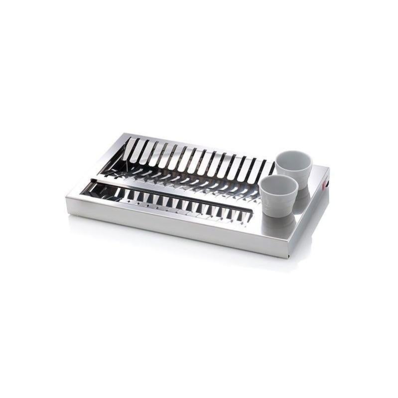 Scolapiatti di design in acciaio inossidabile e 2 portaposate in ...