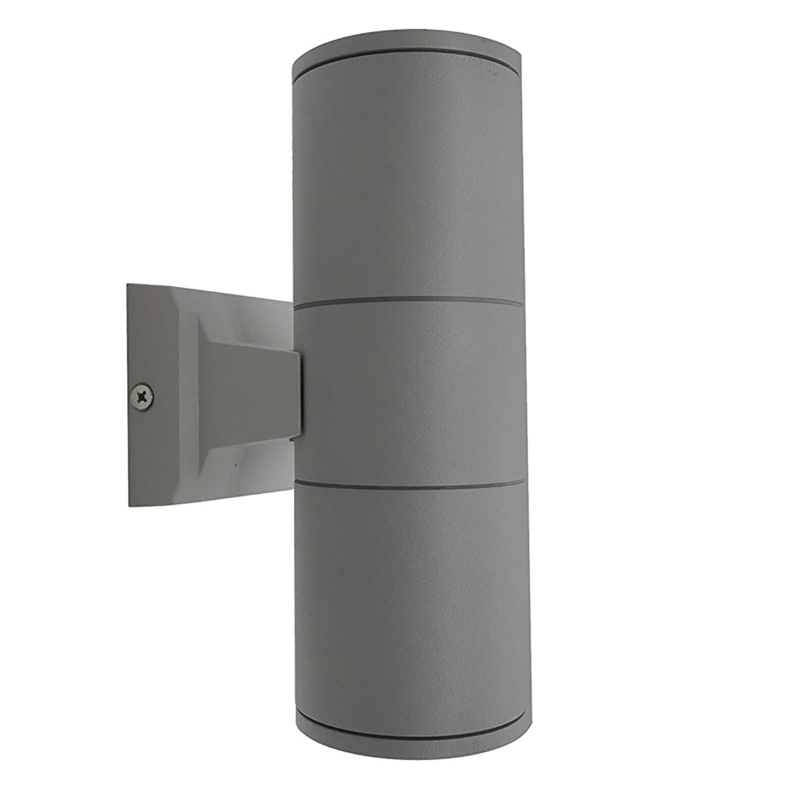Applique cilindro esterni parete facciata doppio fascio luce GU10 ...