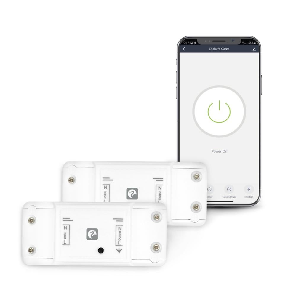 Pack de 2 Controladores inteligente WIFI GARZA SMART HOME 401287 ...