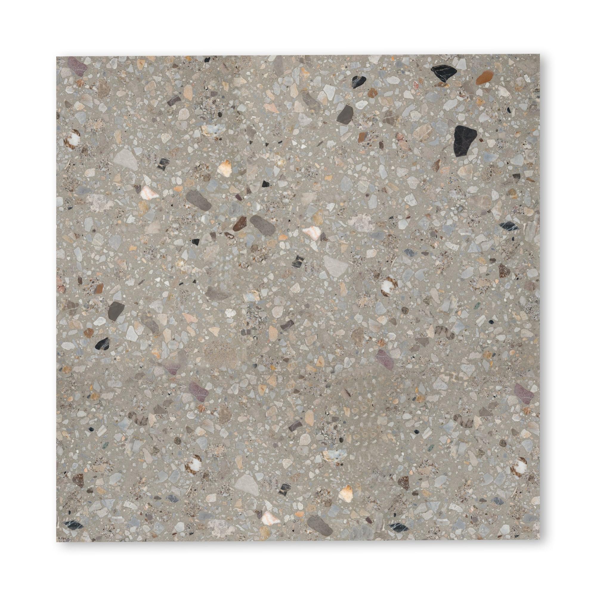 Carrelage sol véritable Terrazzo Premium Certosa l.60 x L.60 cm Ep. 2 ...
