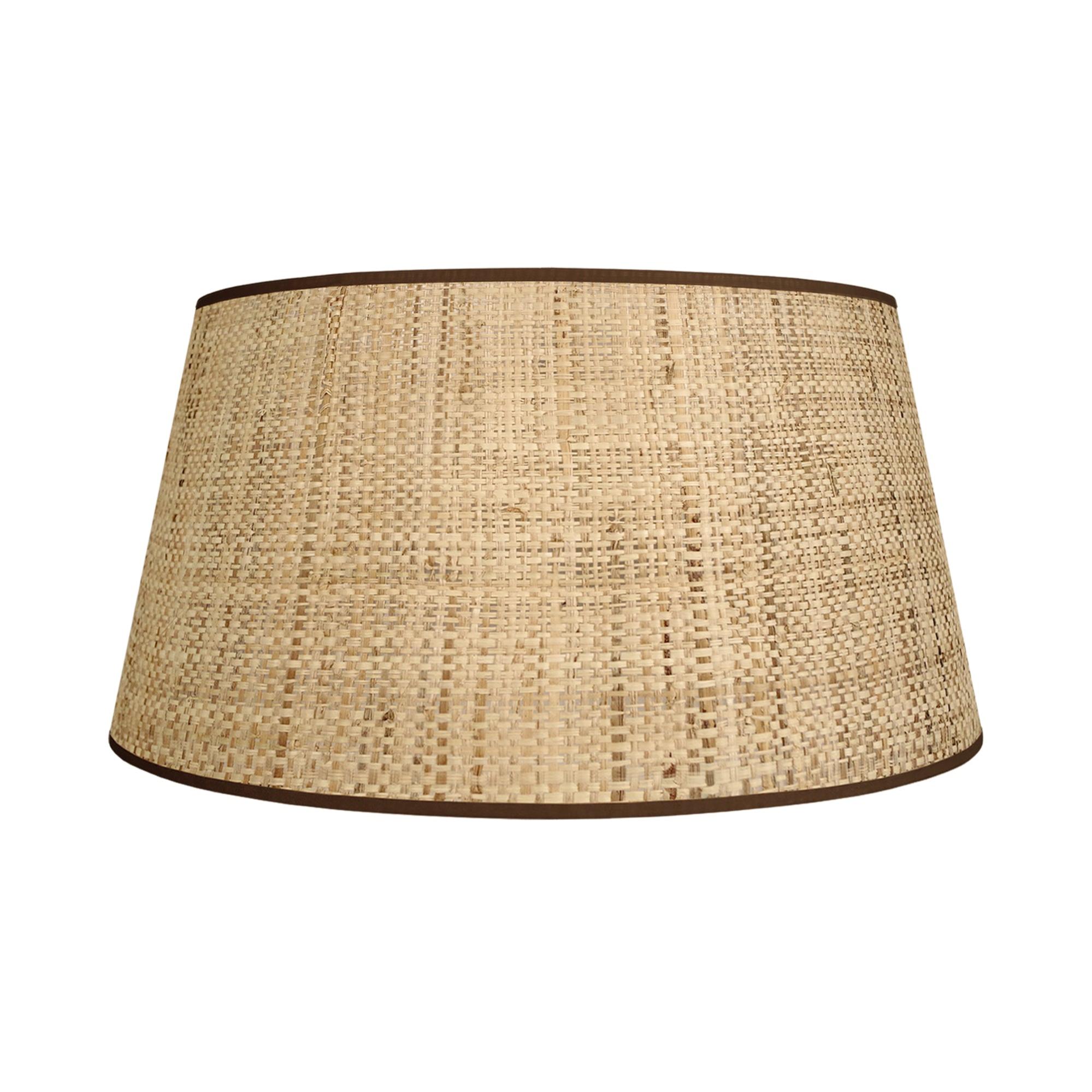 Abat-jour TOSEL TAMBOUR 45 tissu tambour beige D 45 x H 27 cm | Leroy Merlin