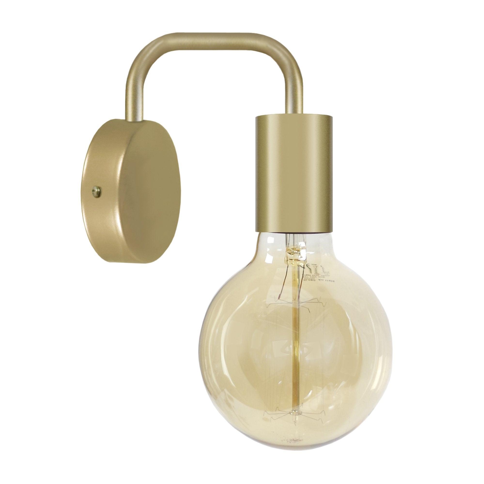 Applique TOSEL NORWICH ampoule déco doré D 19 x H 18 cm | Leroy Merlin