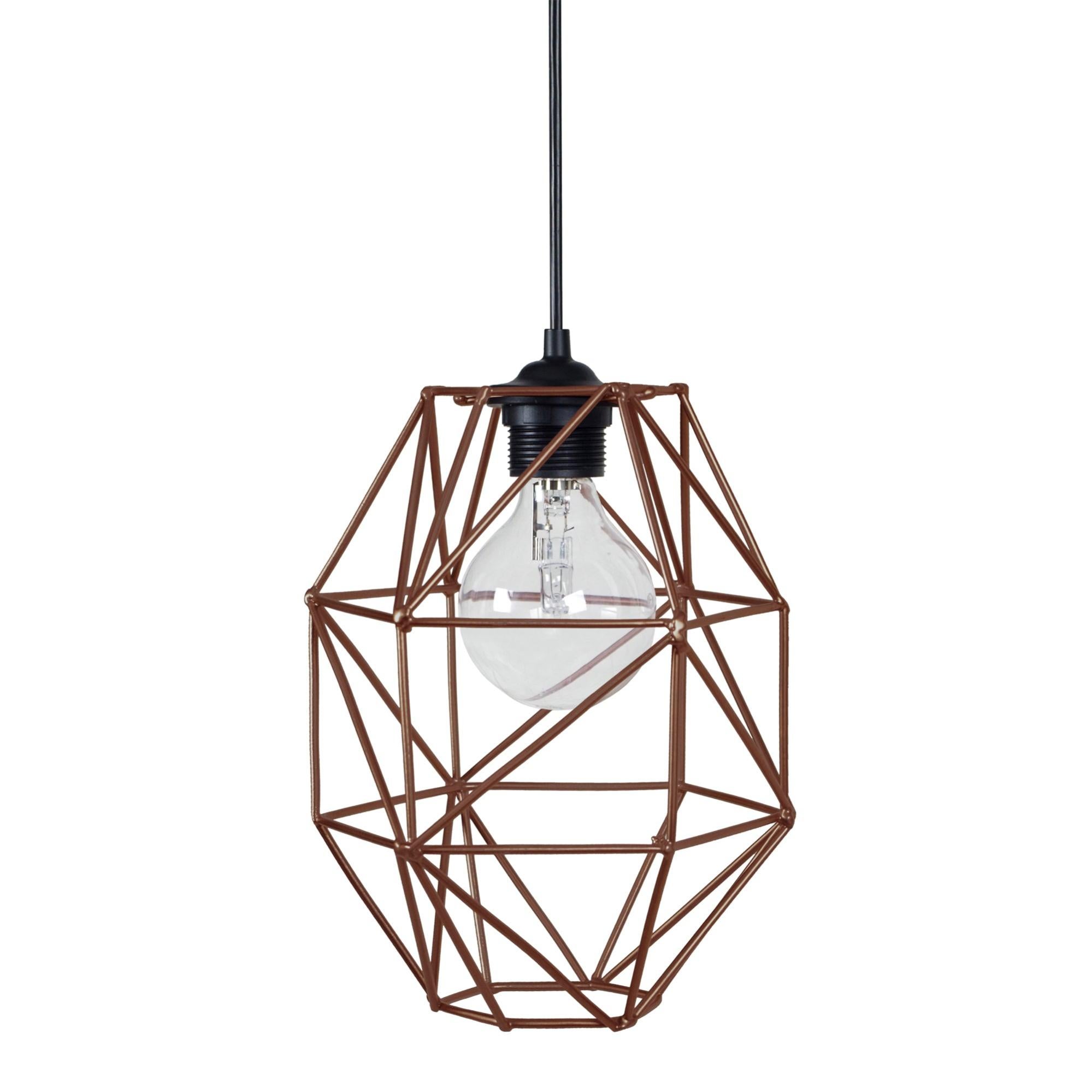 OCTOGONAL - Lampada a sospensione tondo metallobronzo | Leroy Merlin
