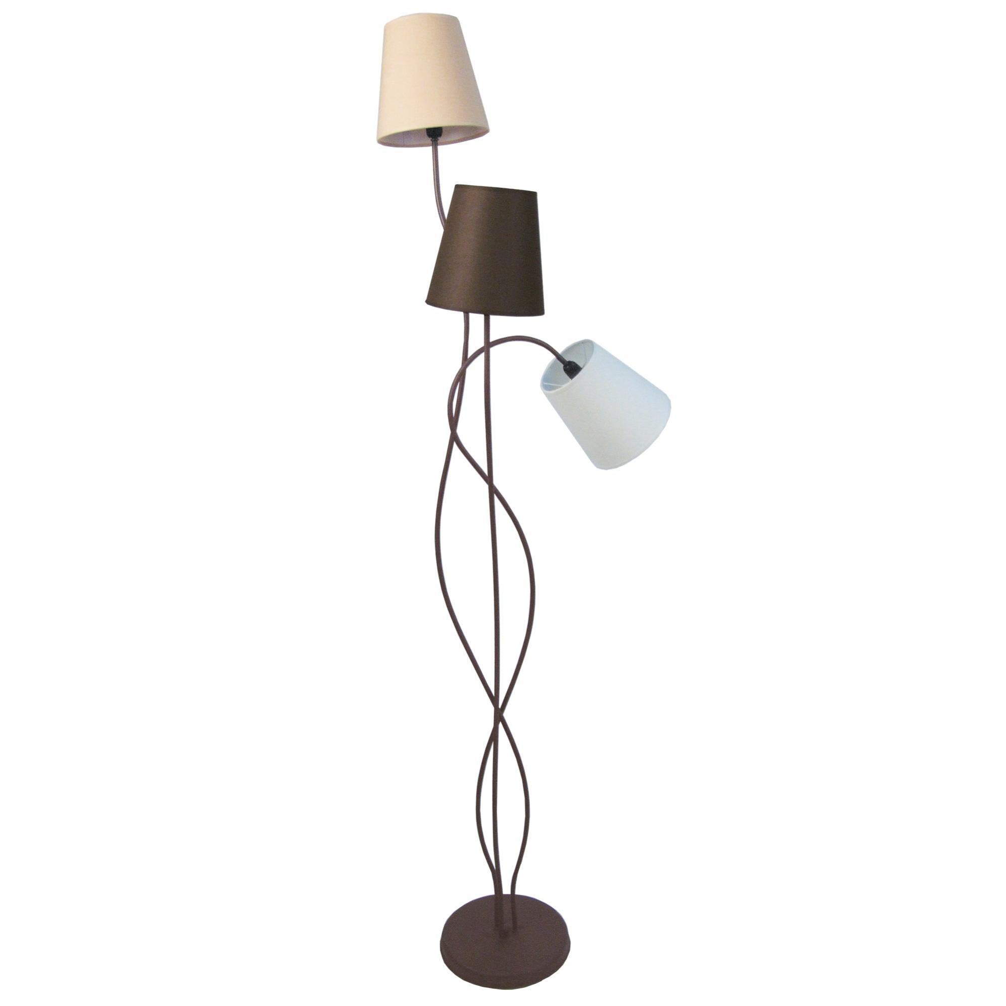 Farola TOSEL NICE tela ÁRBOL Castaño D30 x H153 cm | Leroy Merlin
