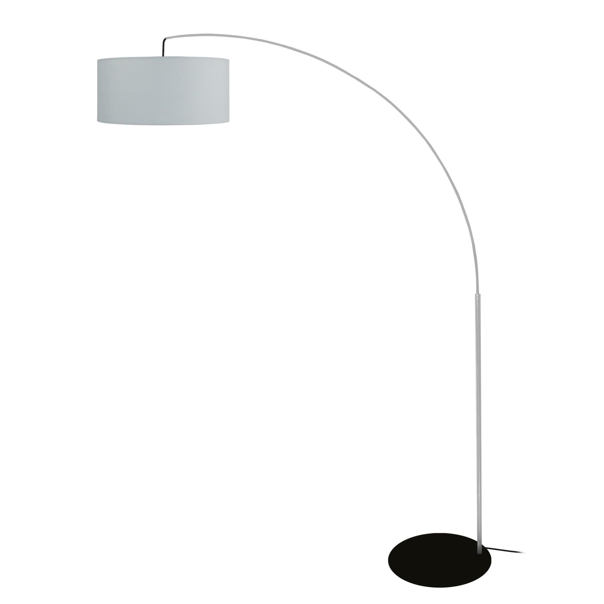 Farola TOSEL HAMILTON A tela arqueado negro D40 x H190 cm | Leroy Merlin
