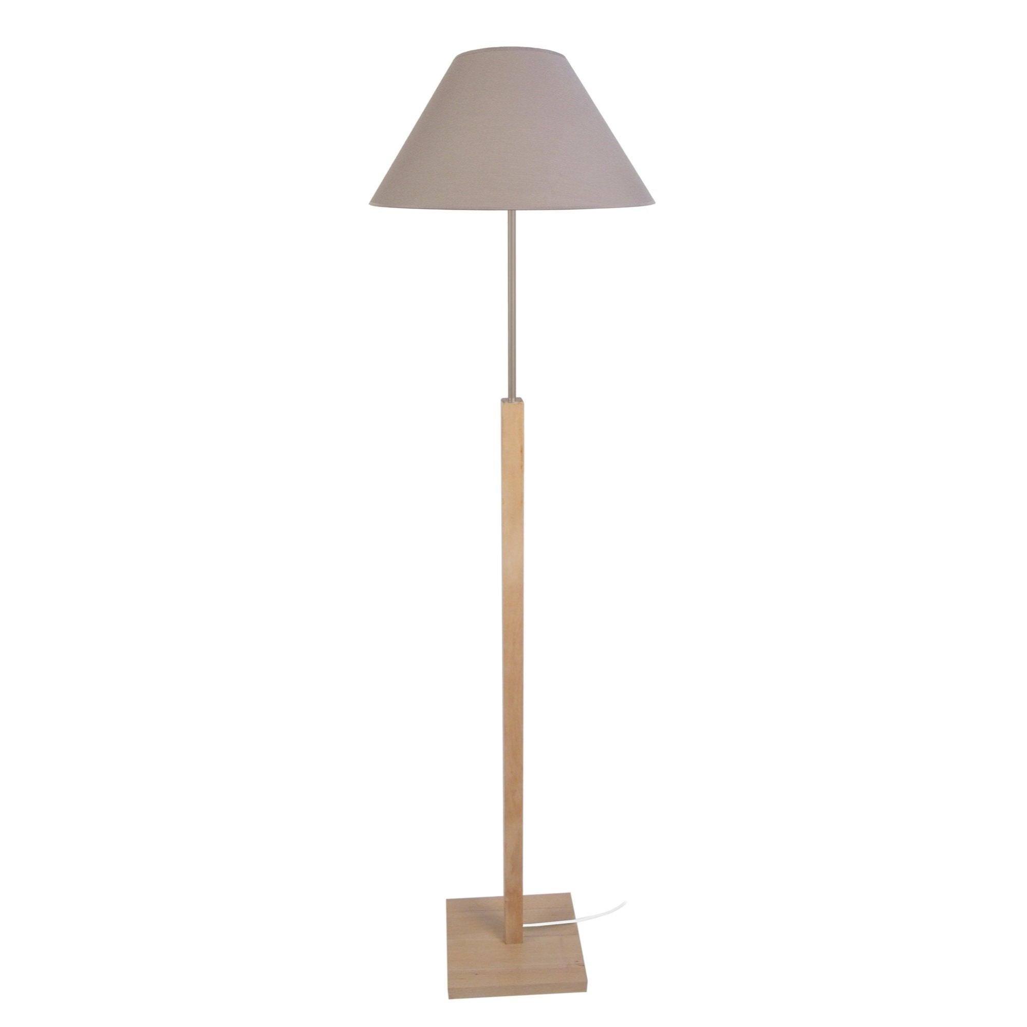 Farola TOSEL HOD B tela vertical natural, color topo D40 x H156 cm ...