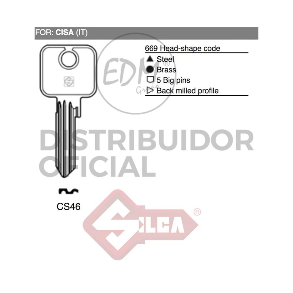 CLÉ ACIER CS46 CISA | Leroy Merlin