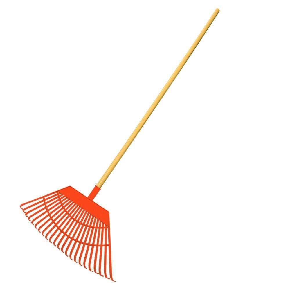 Rastrillo grande de jardin 55x31x116cm color naranja edm 8425998746952 ...