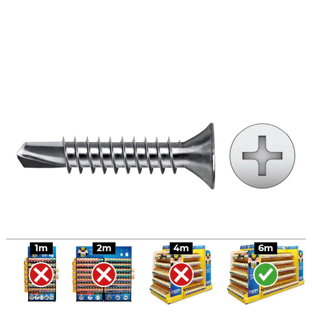 Caja 250 Unid. Punta Broca Avellanada Philips Din/Ref 7504P Ø5,5X38Mm ...