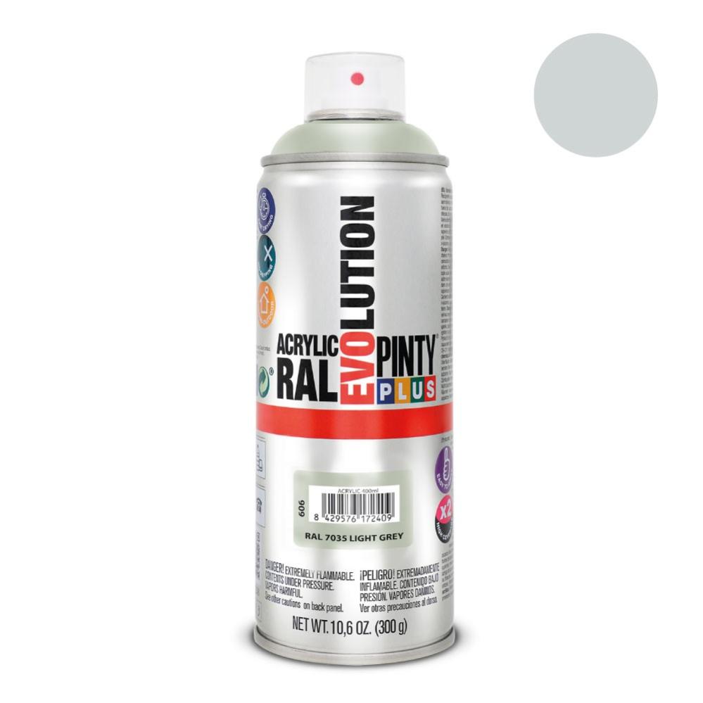 Peinture en aérosol pintyplus evolution 520cc ral 7035 gris clair | Leroy Merlin