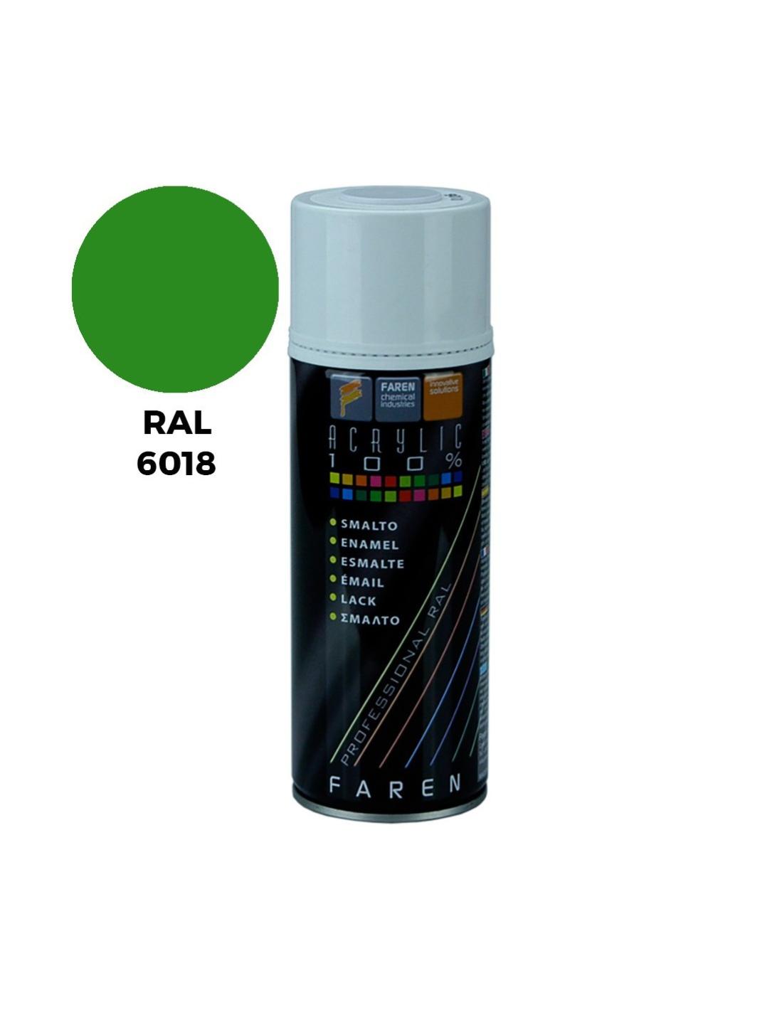 Spray ral 6018 verde amarillento 400ml. | Leroy Merlin