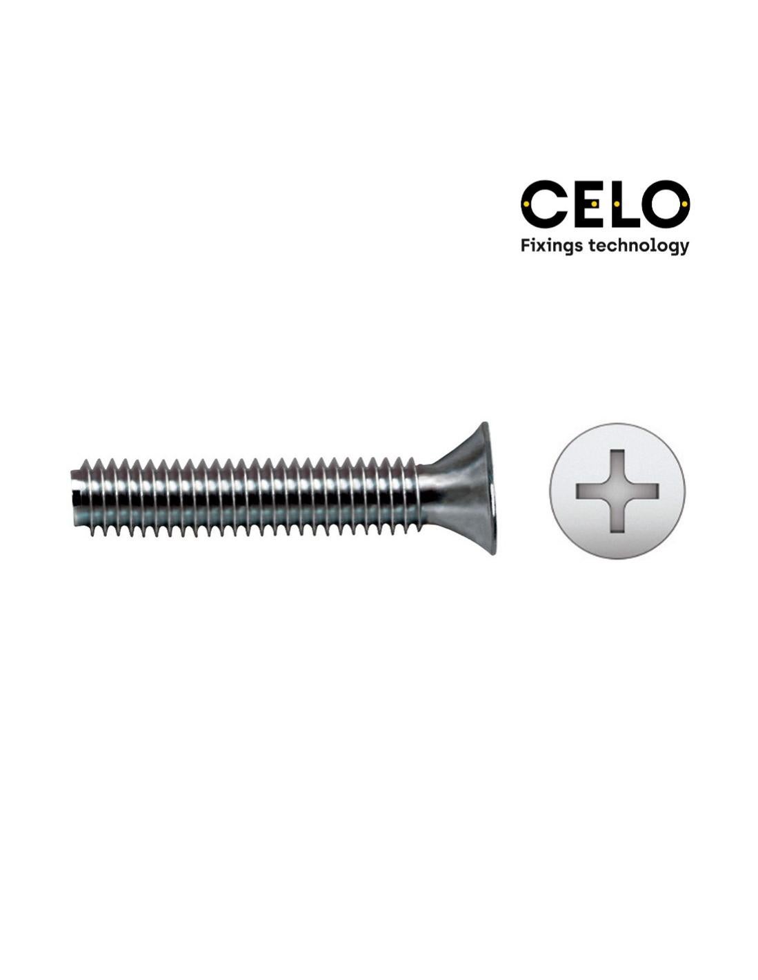 Caja 250 unidades tornillo métrico. avellanado, philips din/ref 965 ...