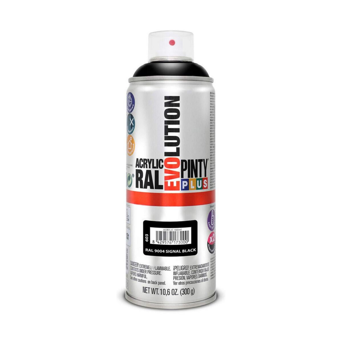 Vernice spray Pintyplus Evolution RAL 9004 400 ml Signal Black | Leroy ...