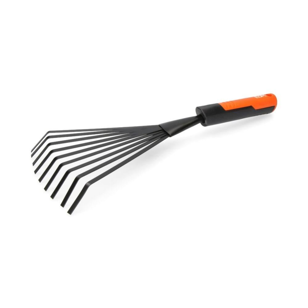 Râteau de jardinage manuel 38cm couleur gris/orange edm | Leroy Merlin