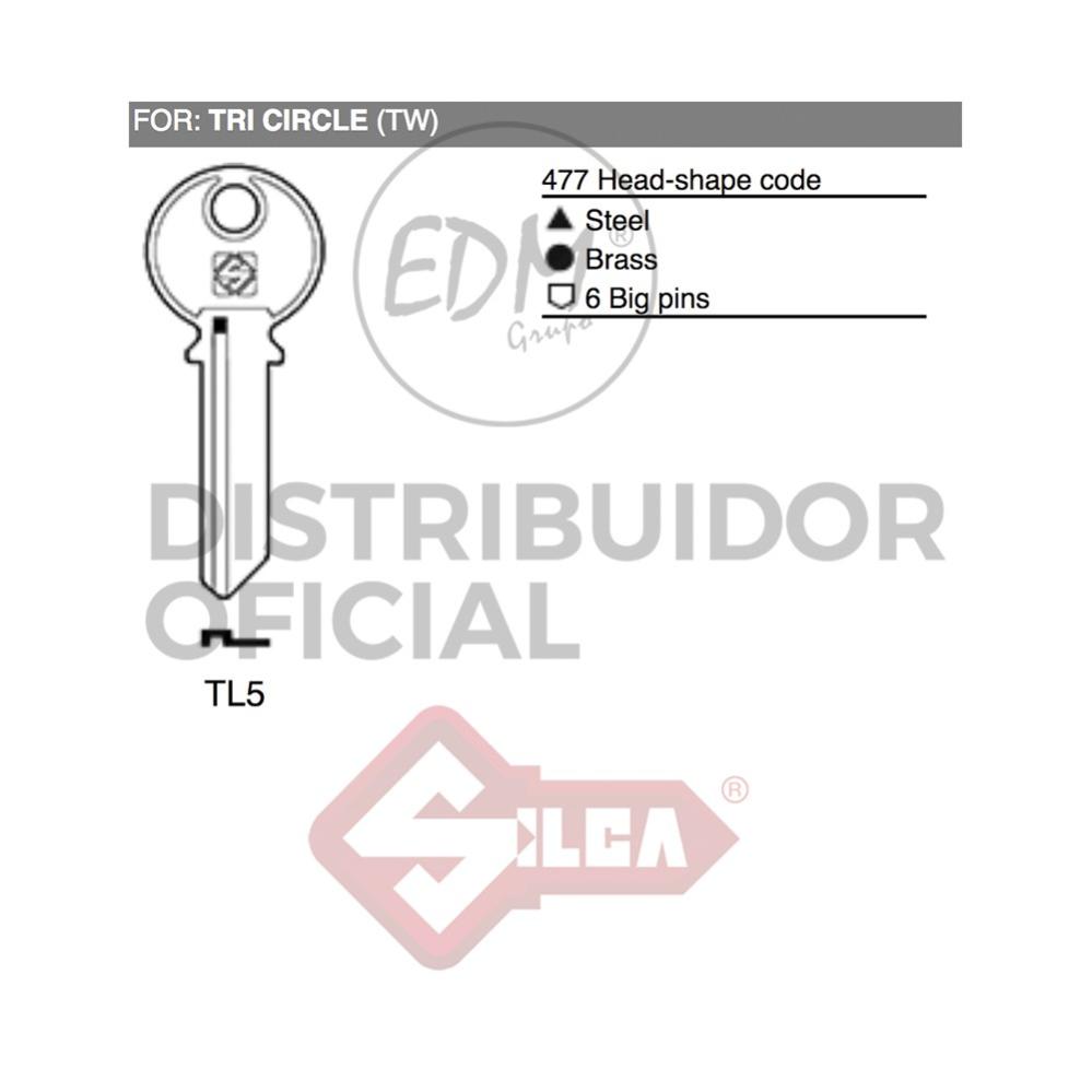 CLÉ ACIER TL5 TRI CIRCLE TRI CIRCLE | Leroy Merlin