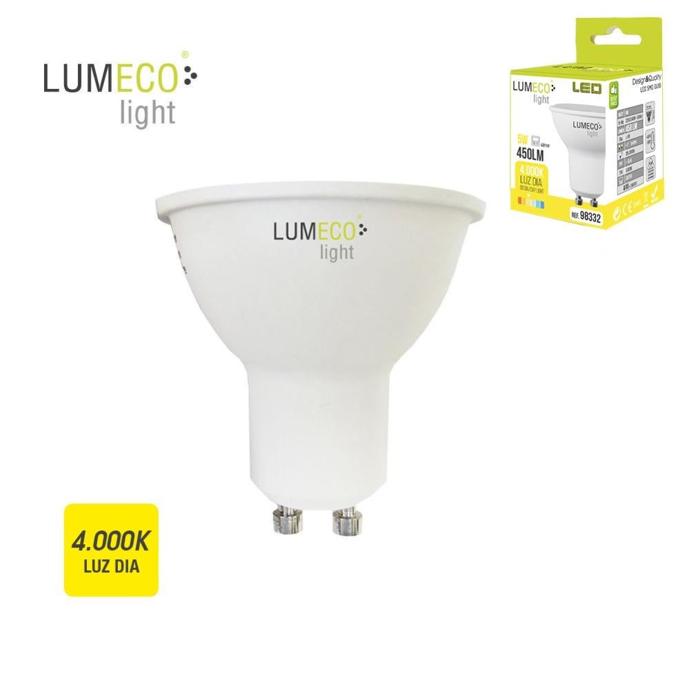 Lampadina dicroica led gu10 5w 450lm 4000k luce diurna ø5x5,5cm edm ...