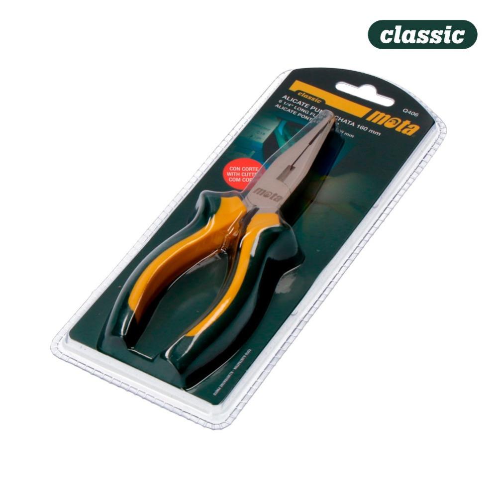 Alicate punta chata con corte 6 1/4" q406 mota 8435223402621 39287 MOTA HERRAMIENTAS | Leroy Merlin