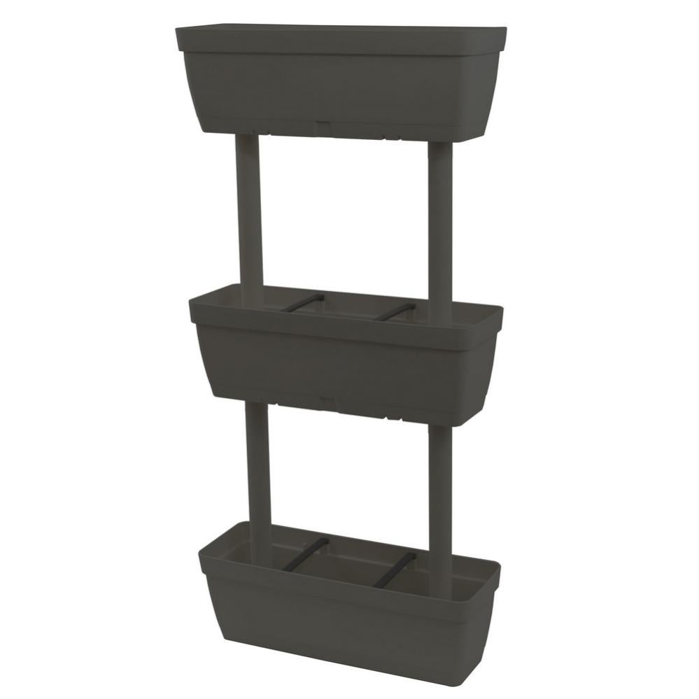 Macetero Vertical ArtPlast 3 Niveles Antracita | Leroy Merlin