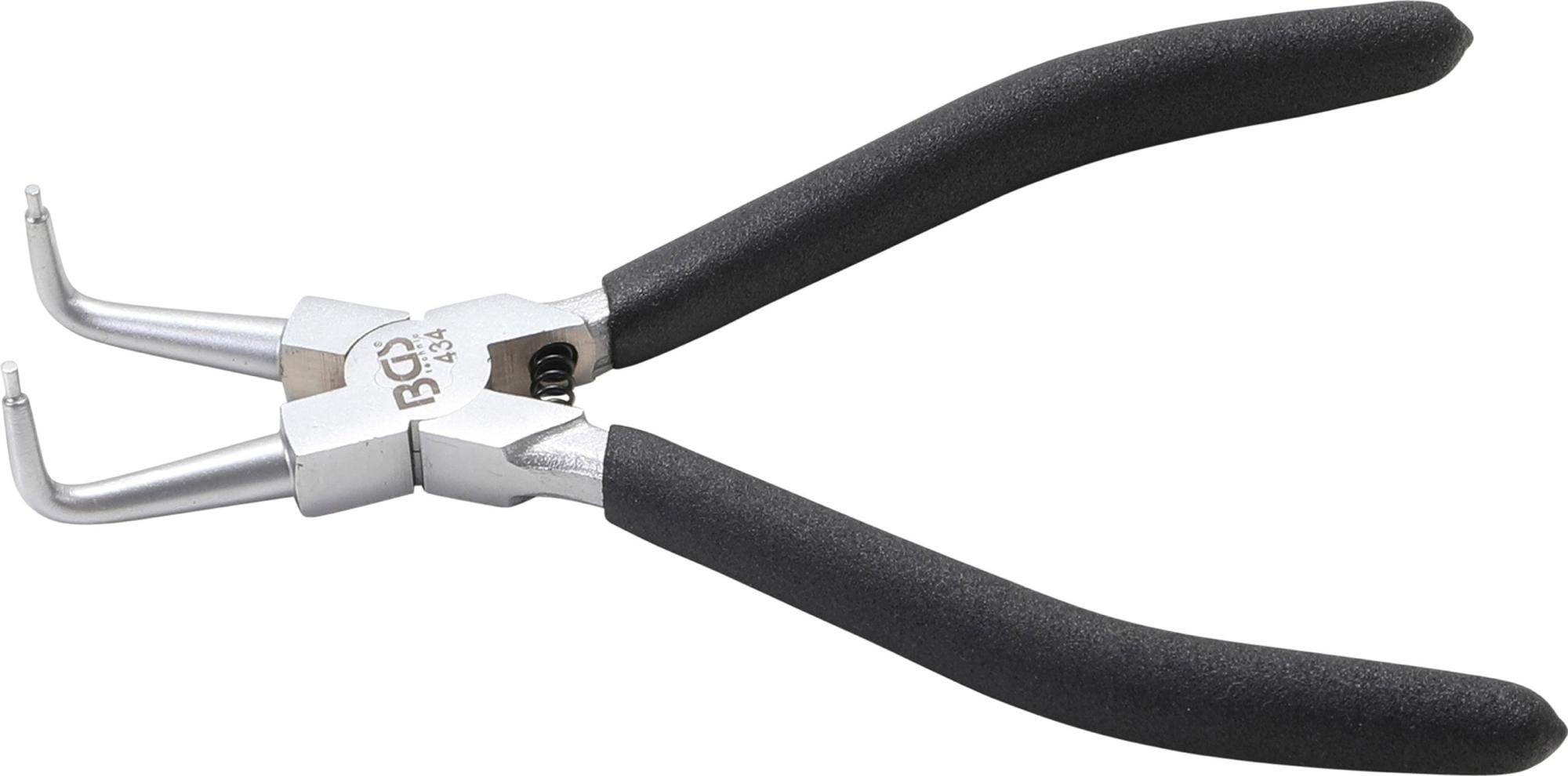 BGS technic Pinza per anelli seeger | piegata | per seeger interni ...