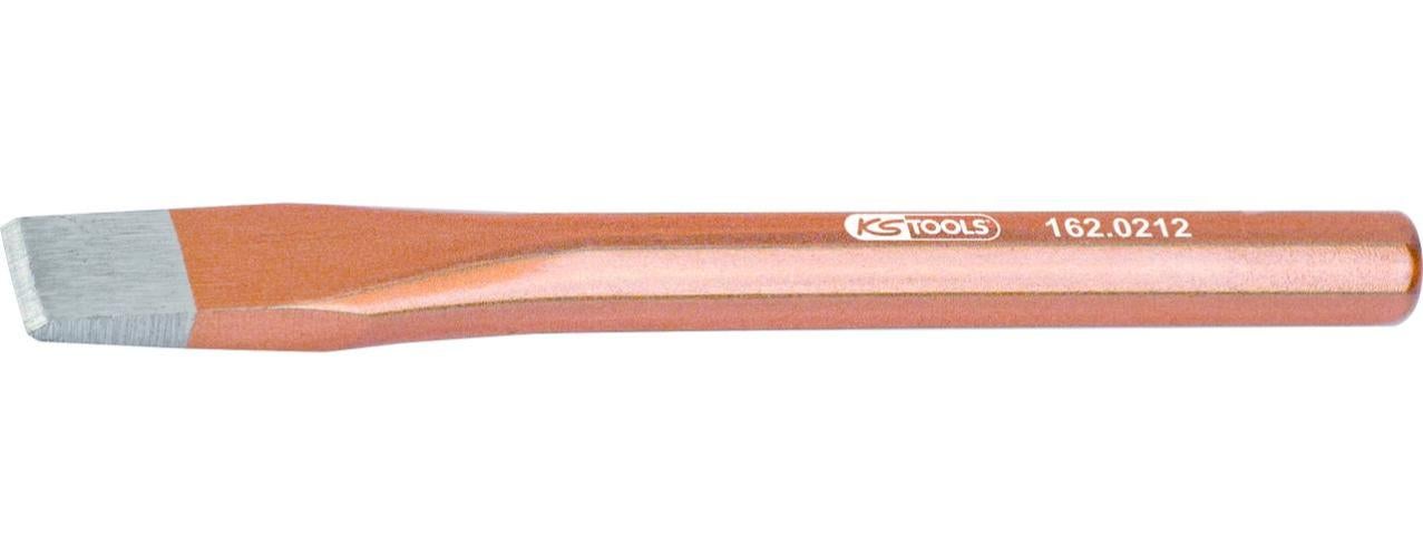 KS TOOLS Burins plats, 8 pans, 125mm | Leroy Merlin