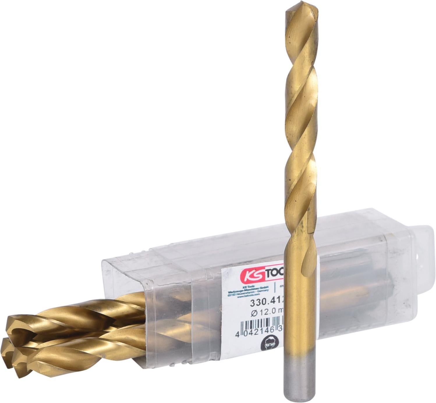 KS TOOLS Forets HSS TiN, 12mm, pack de 5 | Leroy Merlin