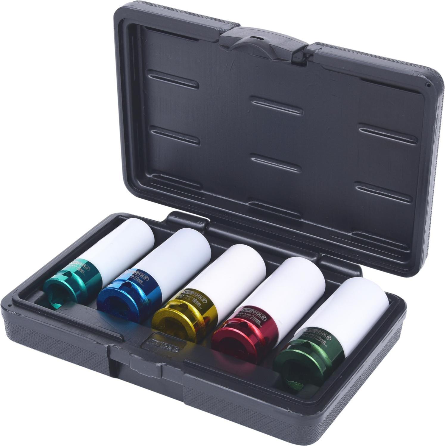 KS TOOLS 1/2" Jeu de douilles à chocs pour jantes aluminium, 5 pcs ...