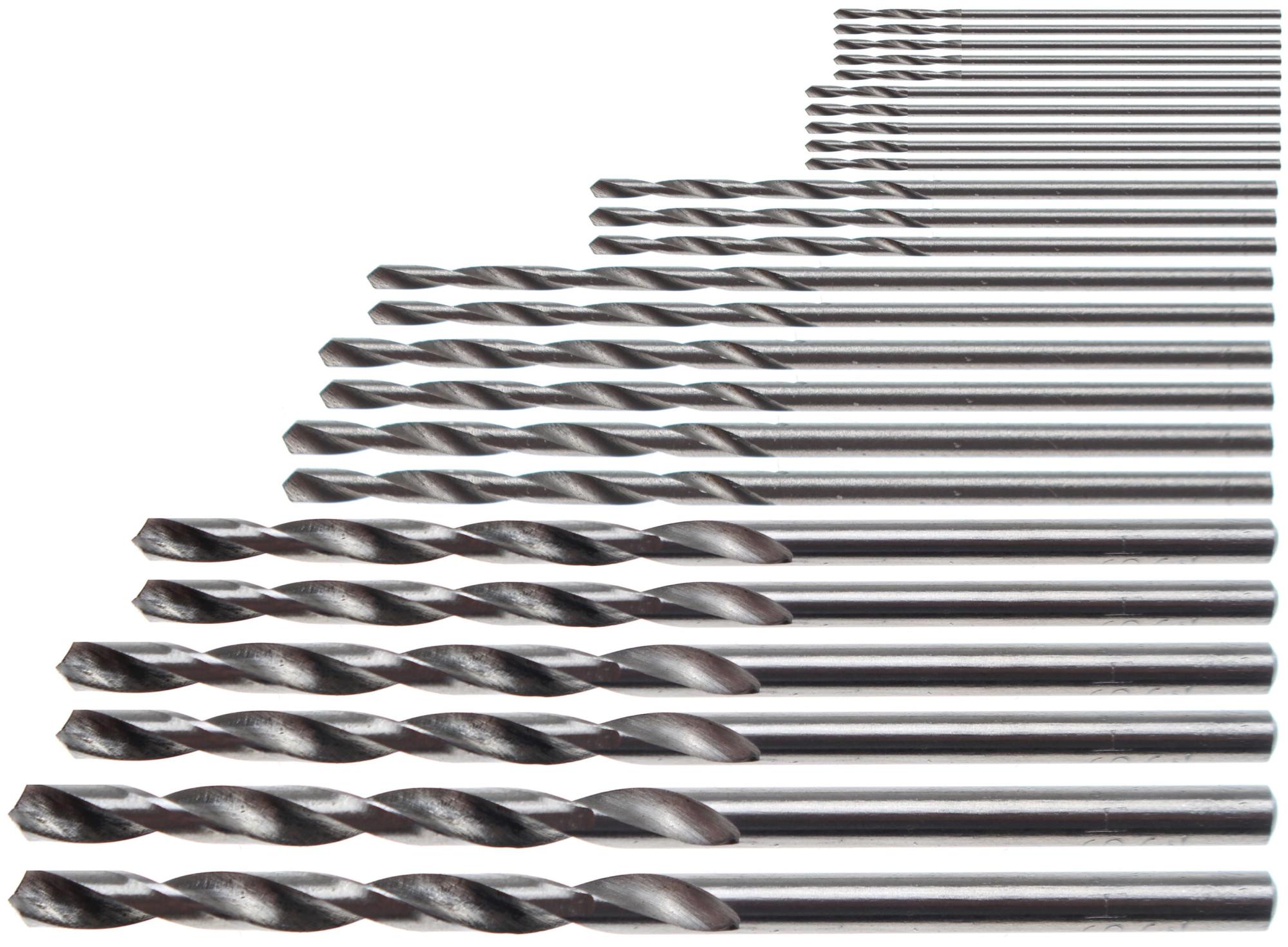 BGS technic Set di mini punte HSS | 0,5 - 3,0 mm | 25 pz. | Leroy Merlin