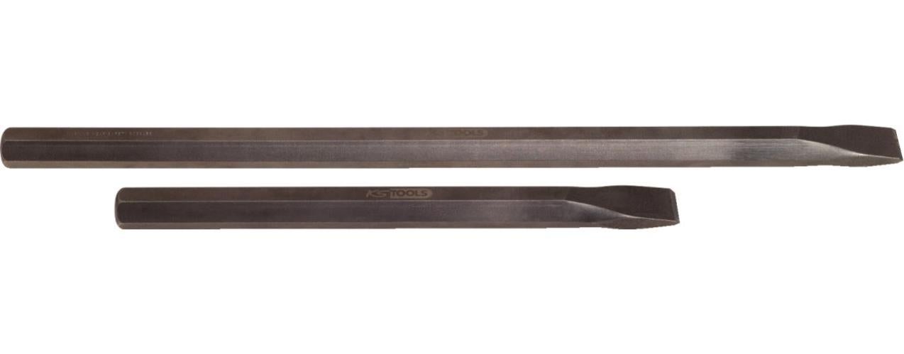 KS TOOLS Jeu de burins plats PL, 2 pcs, 400-600mm | Leroy Merlin