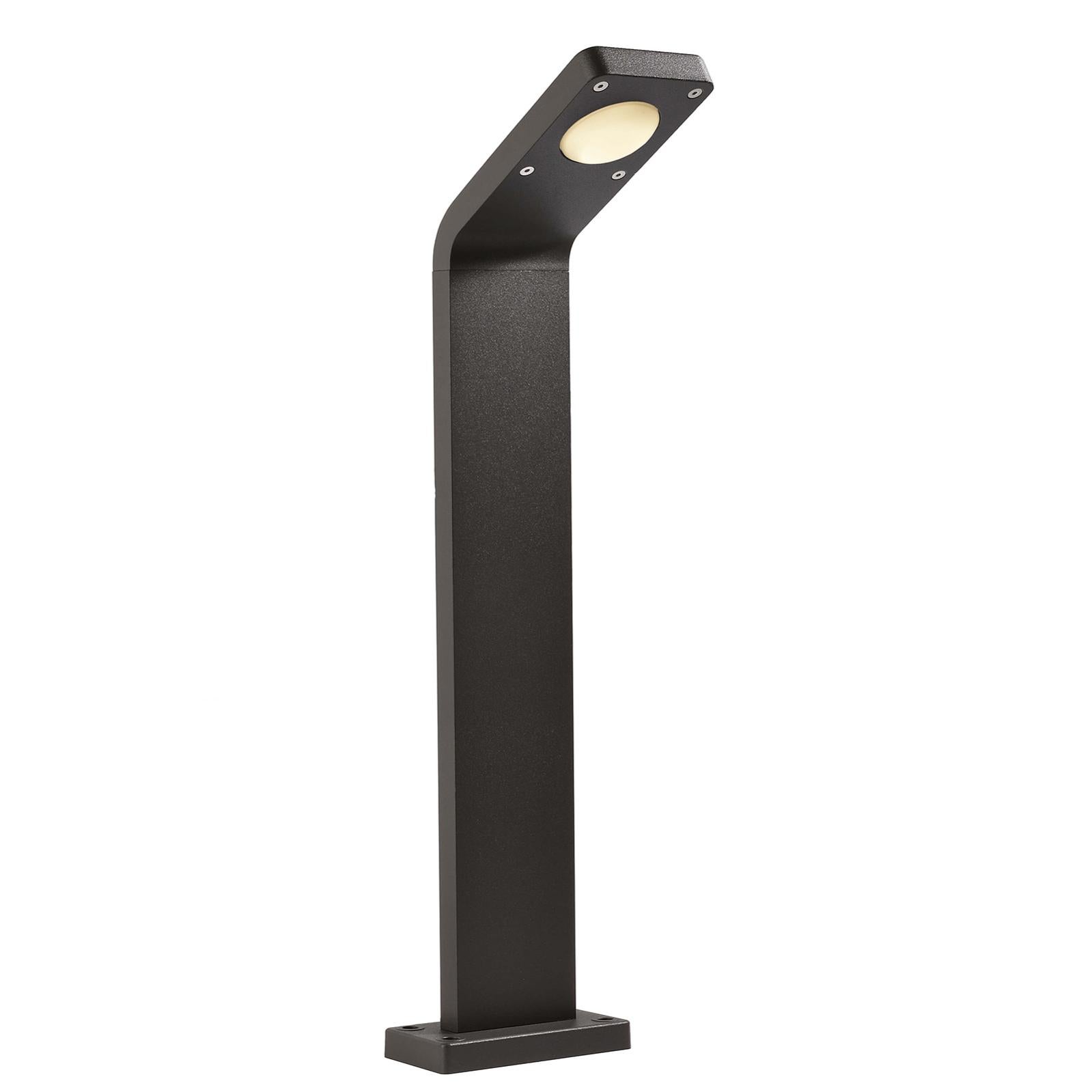 GRUIS II lampione LED 8W diffusore inclinato paletto IP54 luce giardino ...