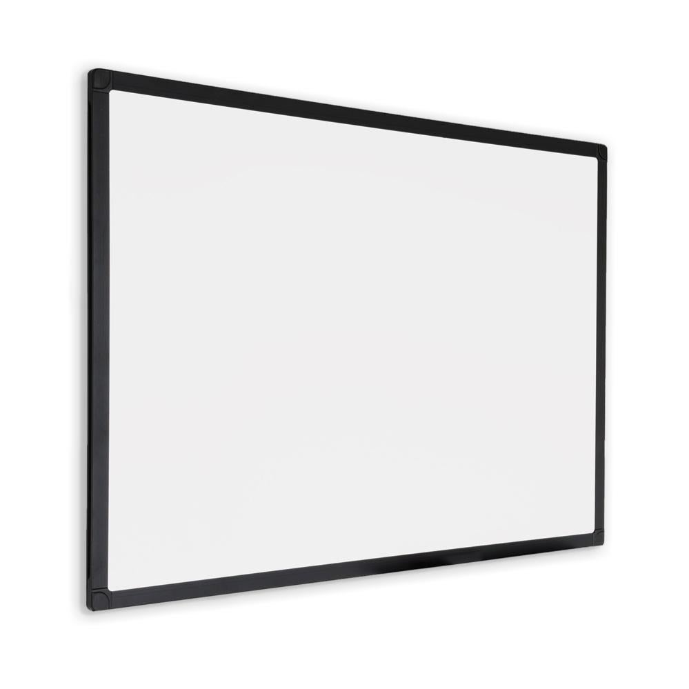 Lavagna bianca con cornice nera - magnetica - 100x150 cm | Leroy Merlin