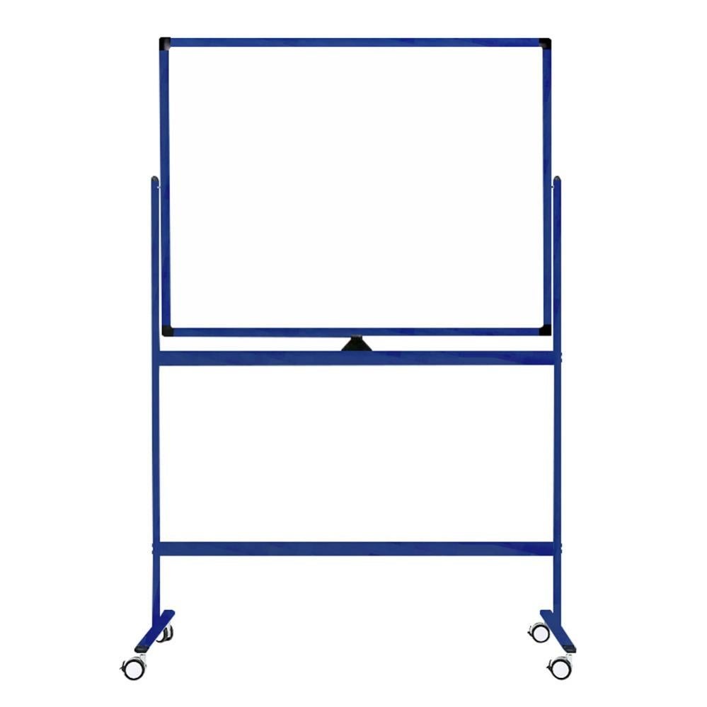Lavagna bianca mobile - Superfice doppia e magnetica - 100x150 cm ...