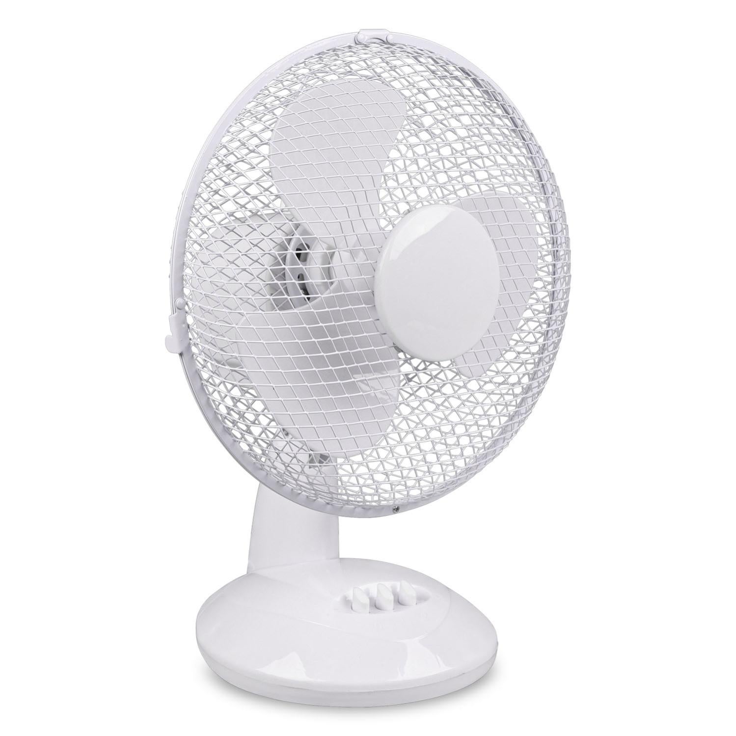 Bergen - Ventilatore da appoggio in plastica e metallo dal design ...