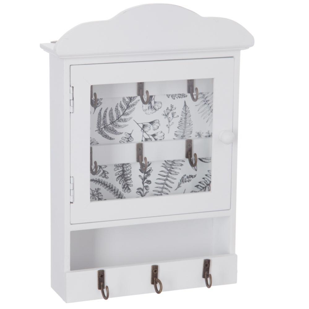 Armoire à clés en bois, boîte de rangement, style vintage, marron ...