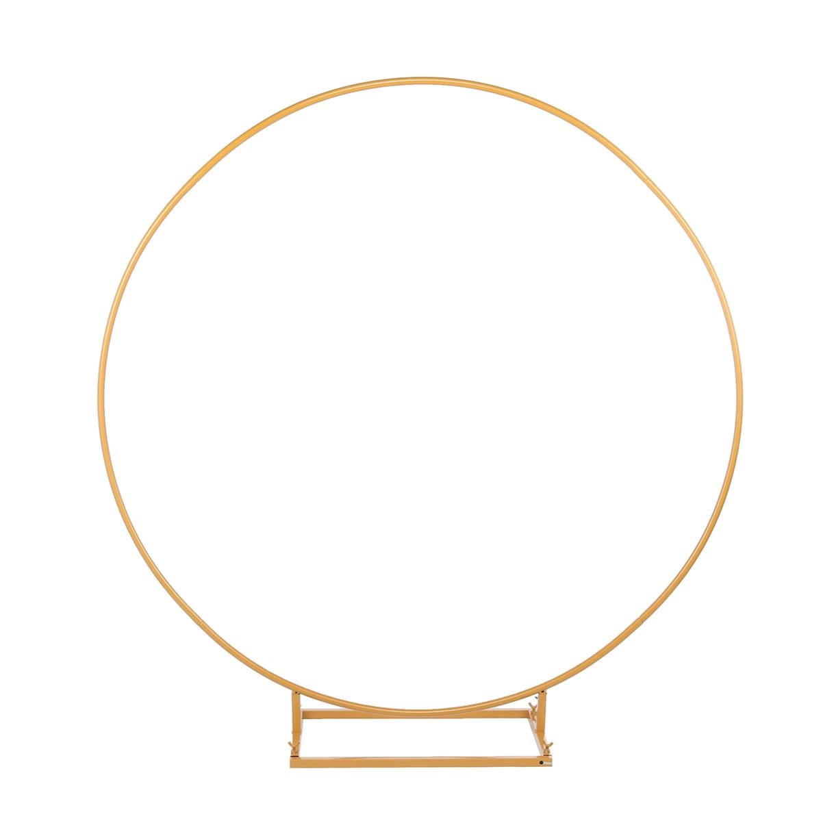 Arche porte décoratif pour marriage doré Dia 1.5m blanc | Leroy Merlin