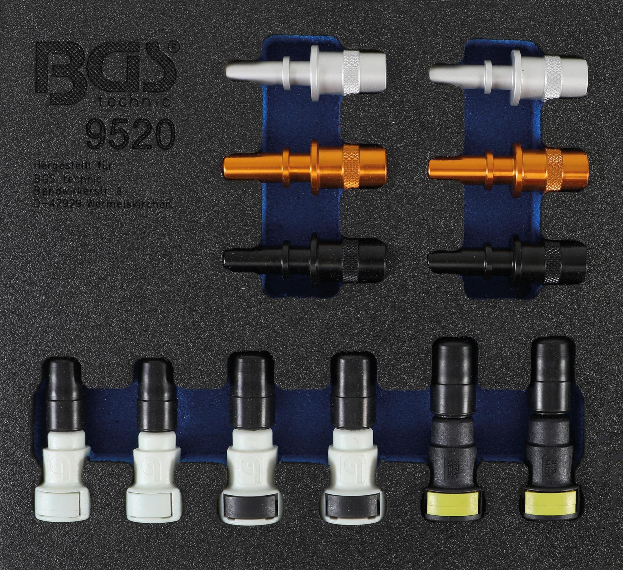 BGS technic Modulo per carrelli portautensili 1/6: assortimento tappi ...