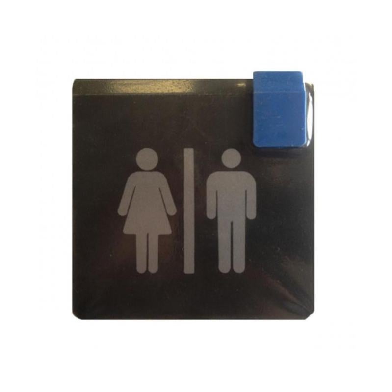 Plaquette signalétique série 'Europe design' - 'Toilettes H/F' | Bricoman