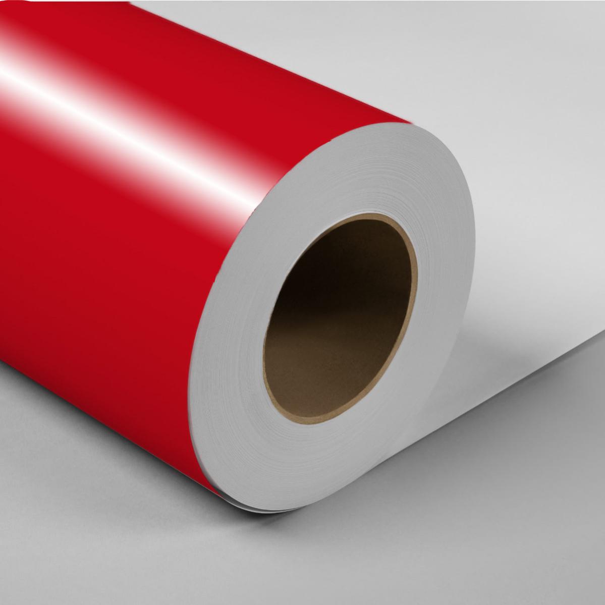 Film adhésif rouge cramoisi brillant. Rouleau 61cm par 25 mètres ...